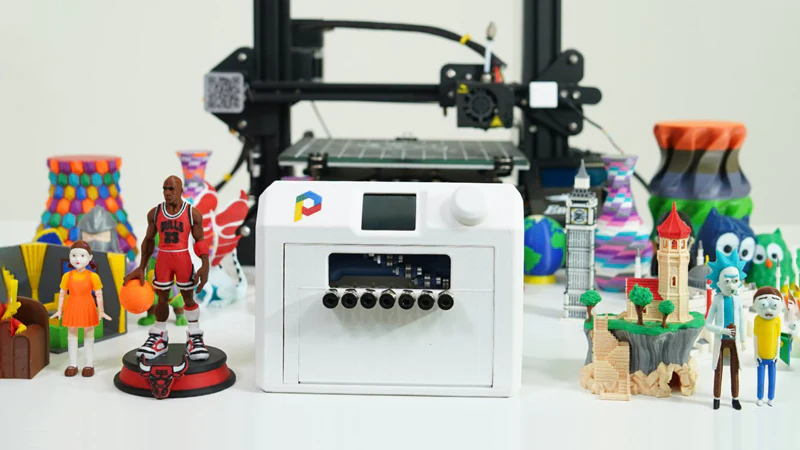 How it works: Multi color 3D Printing– 3D Printernational